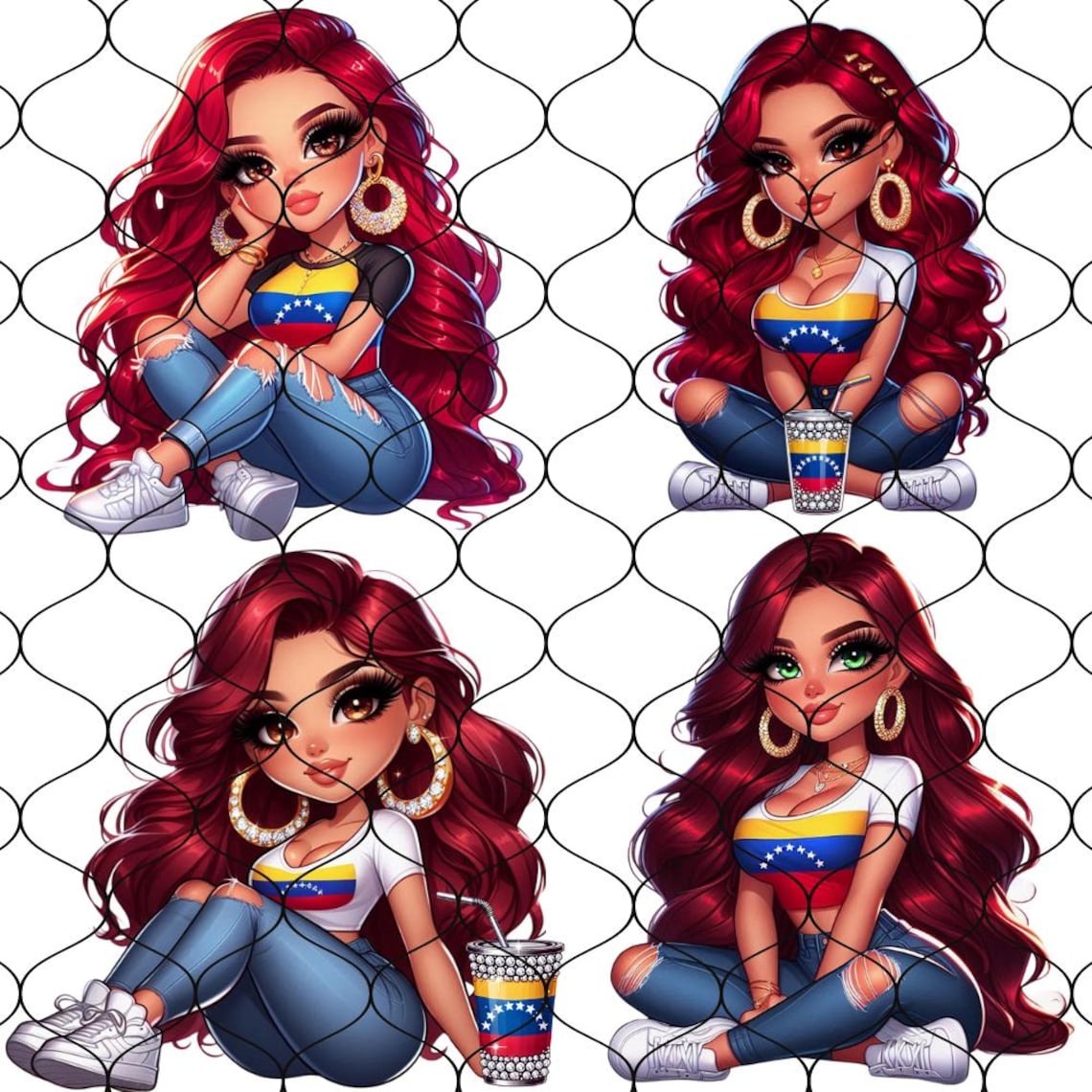 25 Chibi Hot Red Hair Girl - Venezuela, Gorgeous Venezolana, Venezuela ...