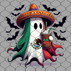 Cute Halloween Mexican Ghost Clipart, TRANSPARENT PNG, Mexico Png ...