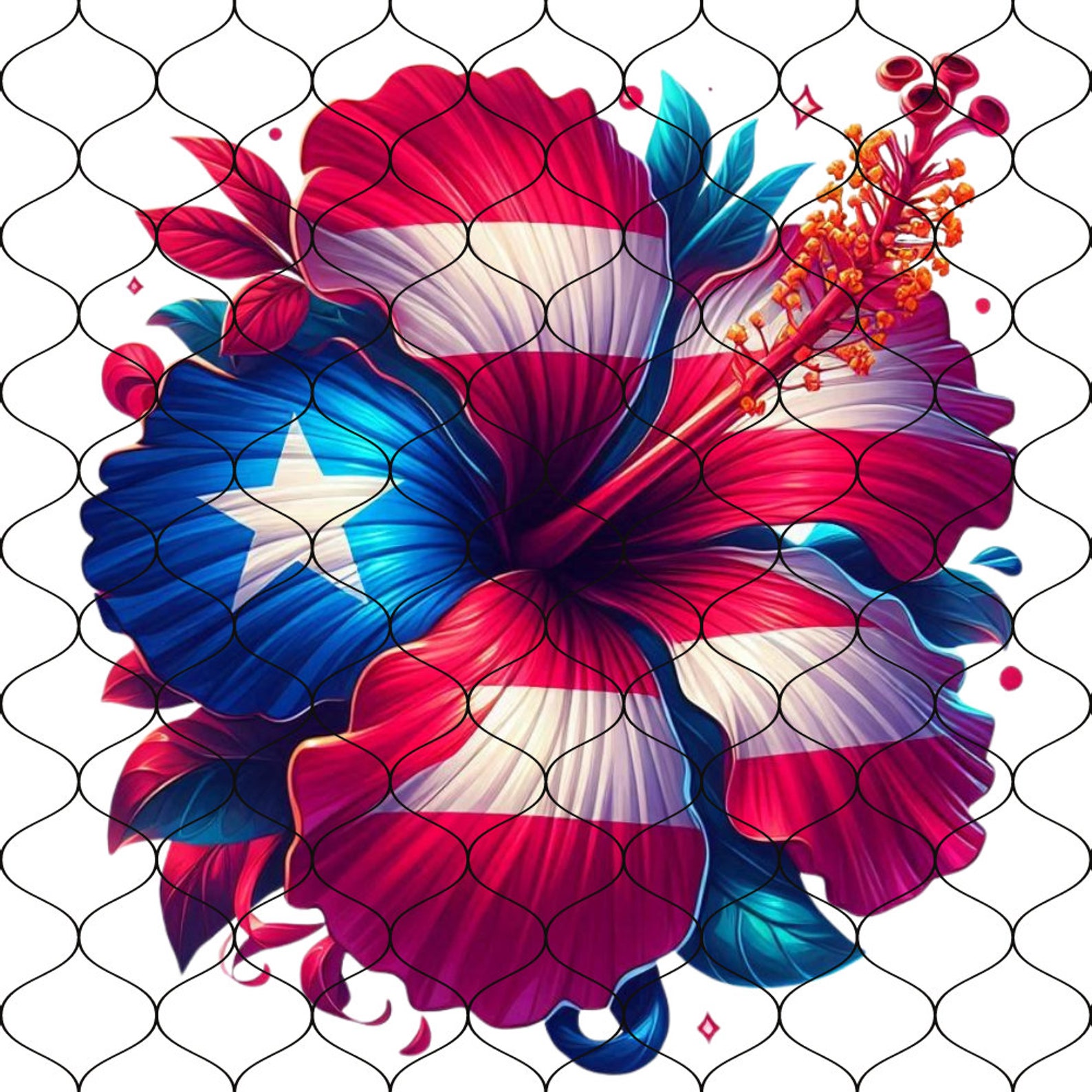 Puerto Rican Hibiscus Png, 20 Png,puerto Rico Png,puerto Rico Design ...