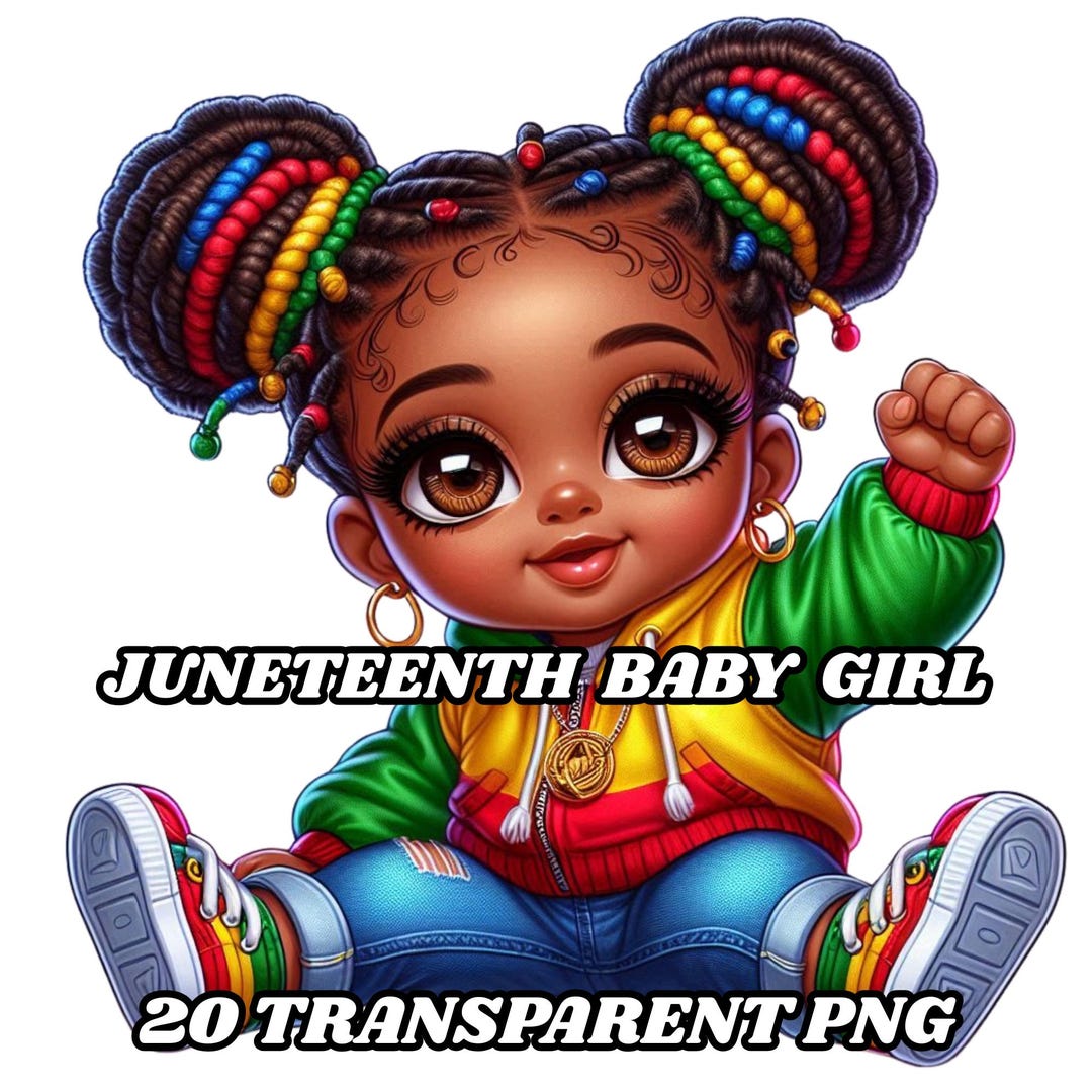 Juneteenth Baby Girl, 20 PNG, Juneteenth Png,black History,black Pride ...