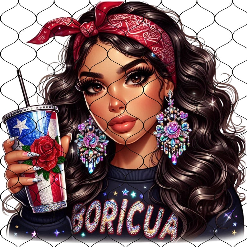 Puerto Rican Girl Png, 20 Png, Puerto Rico Png, Puerto Rico Design Png ...