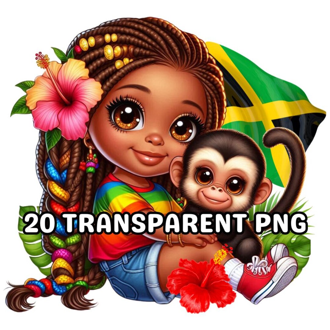 20 Chibi Super Cute Jamaican Baby Girl, Jamaica Png, Jamaica Clipart ...