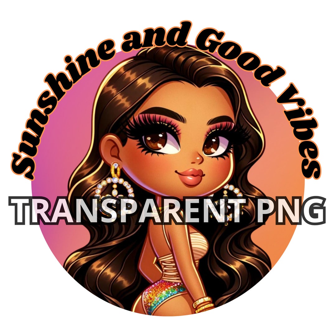 Sunshine and Good Vibes, TRANSPARENT PNG, Chibi Dolls Png, Chibi Girl ...