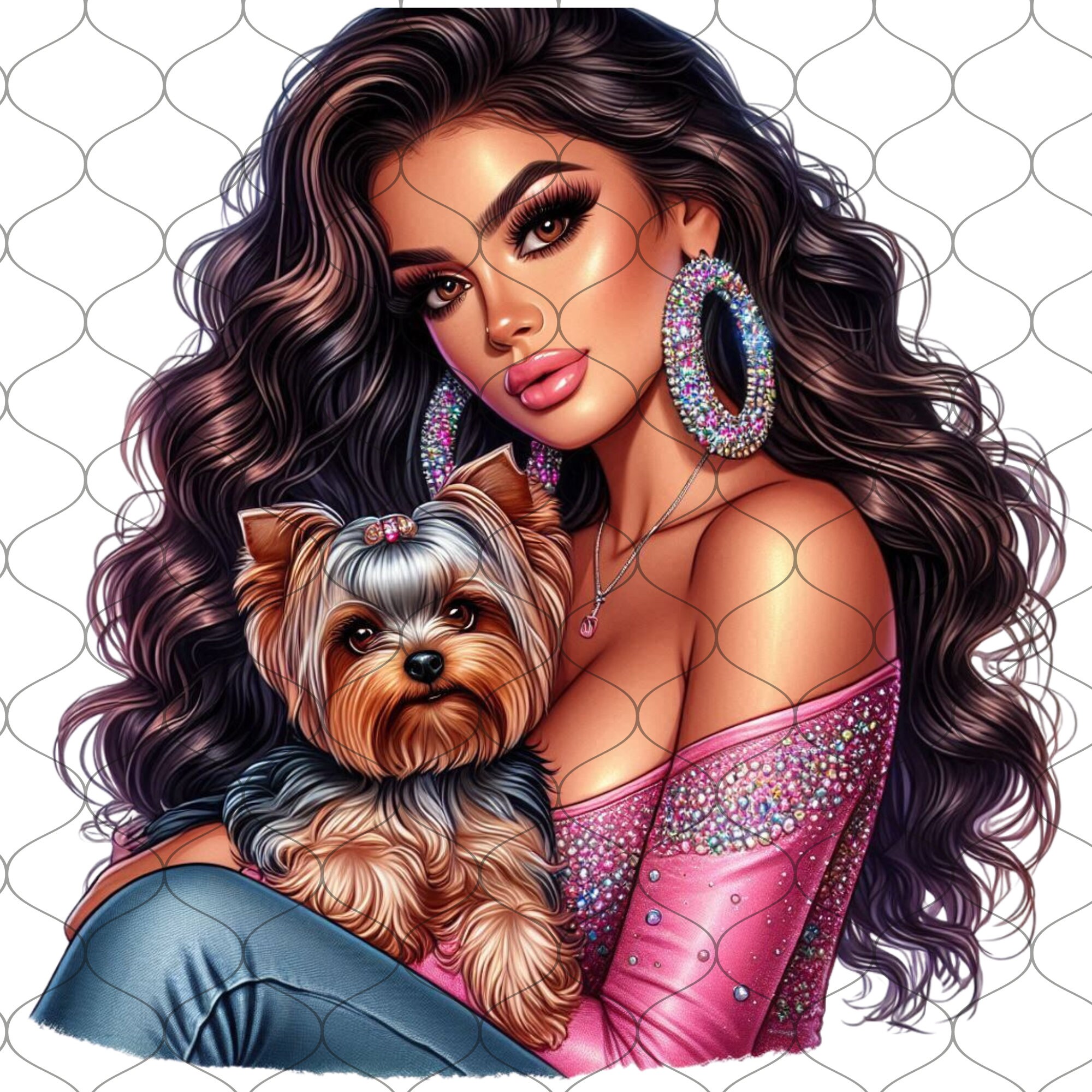 Yorkie Mom Png, 16 Png, Yorkshire Terrier Clipart, Yorkie Mom Png, Yorkie Png, Latina Woman Png ...