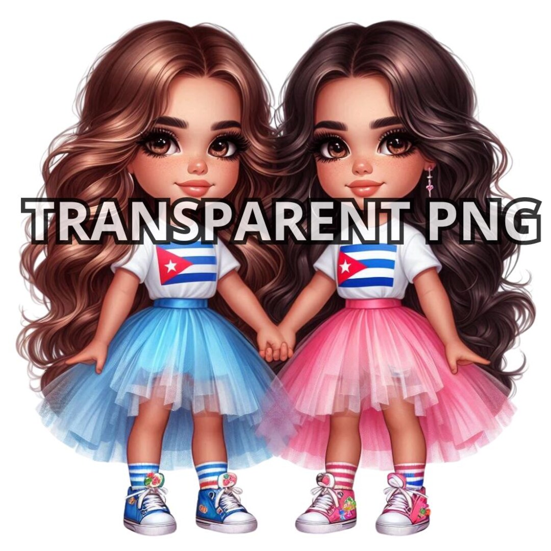 Chibi Cute Cuban Baby Girls, Cuban Besties, Cuban Sisters, Cuban Best ...