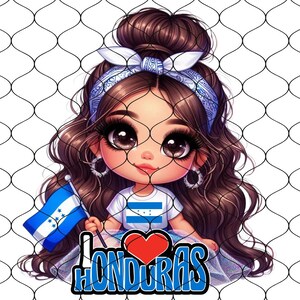 Chibi Super Cute Honduran Baby Girl Png, 20 Png, Honduras Girl Png ...