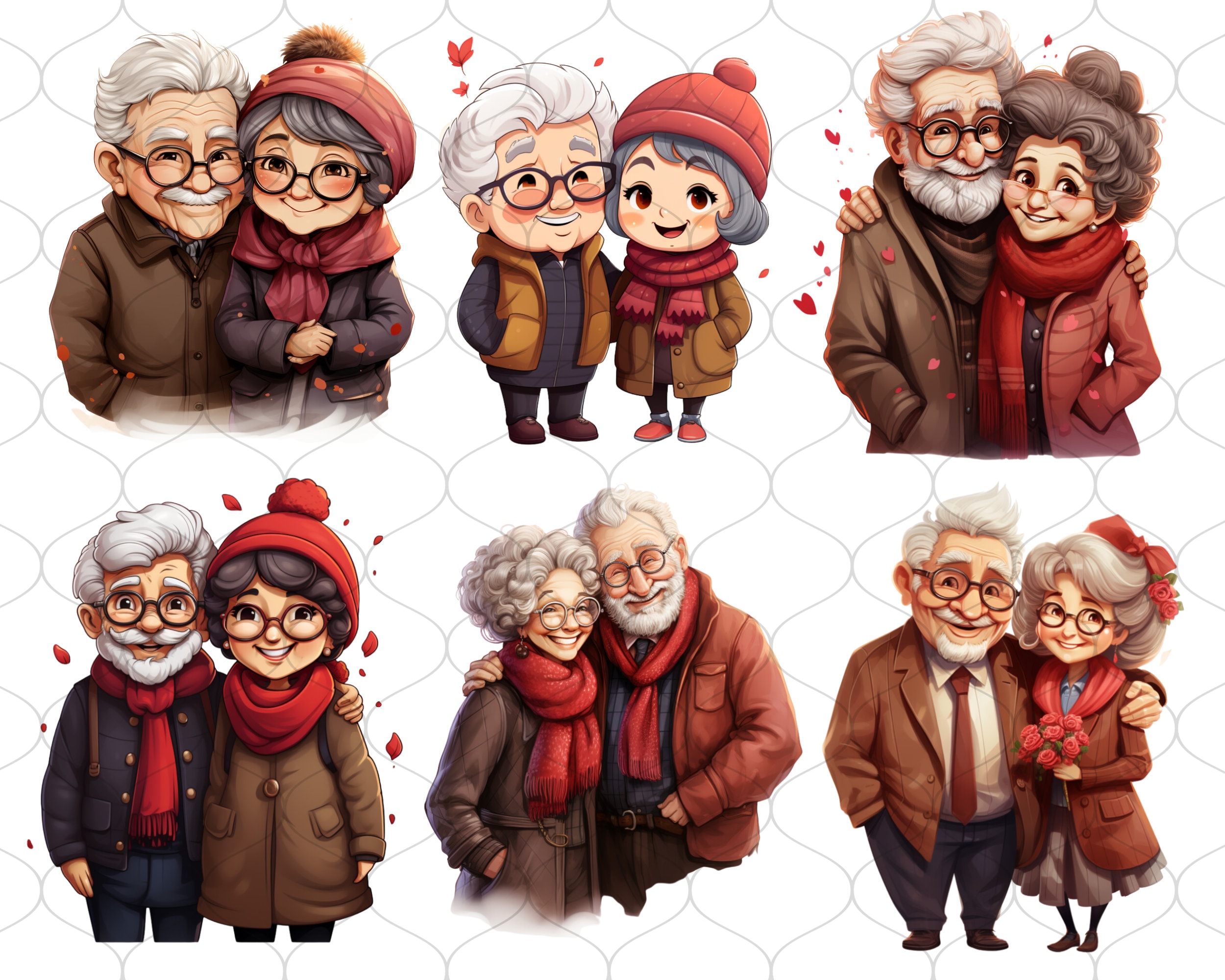 Grandparents Clipart,33 PNG, Grandpa Clipart, Grandmother Clipart ...