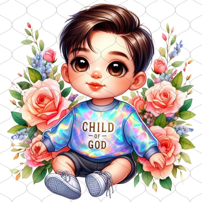 20 Chibi Baby Boy Png CHILD of GOD Set 4, Chibi Boy Png, Chibi Boy ...
