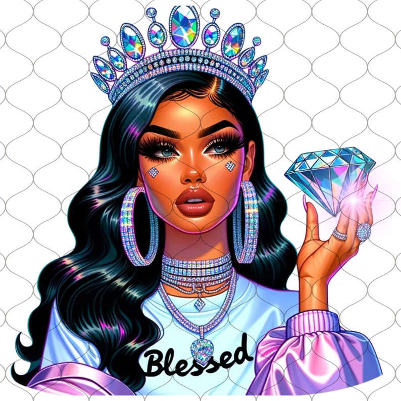 Blessed Queen Png, 15 TRANSPARENT PNG, Chicano Woman Png, Latina Woman ...