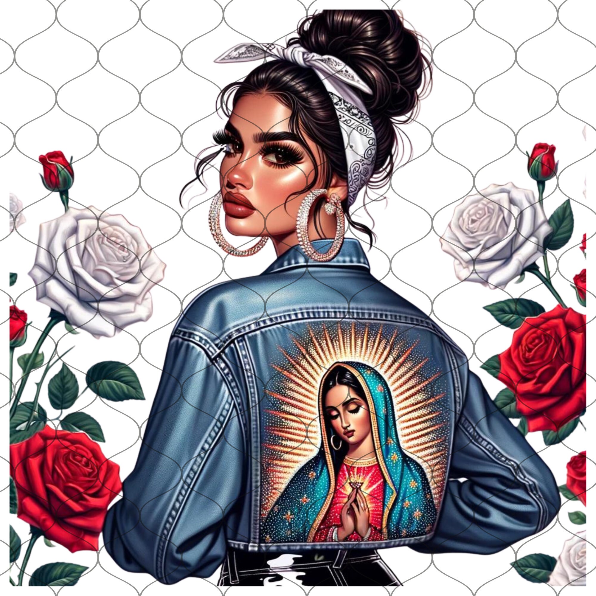 Gorgeous Chicana Png, 12 Png, Chicano Woman Png, Latina Woman Png ...