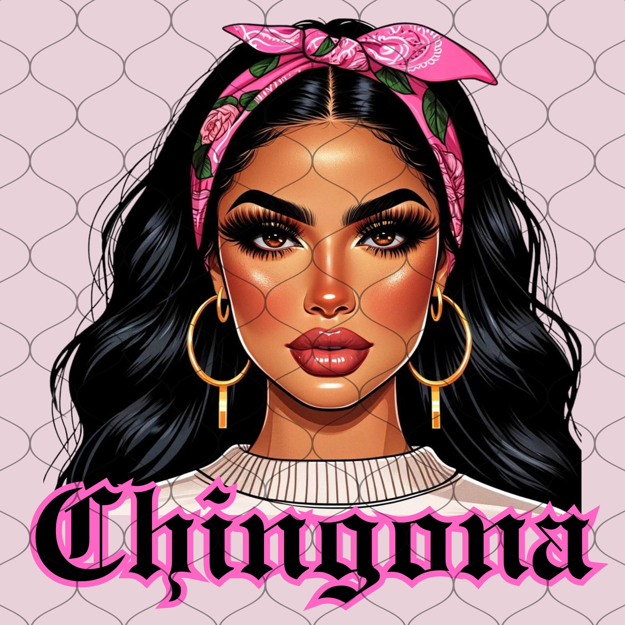 Chingona Png,transparent PNG, Chicana Chola Png, Mexicana Png, Latina ...