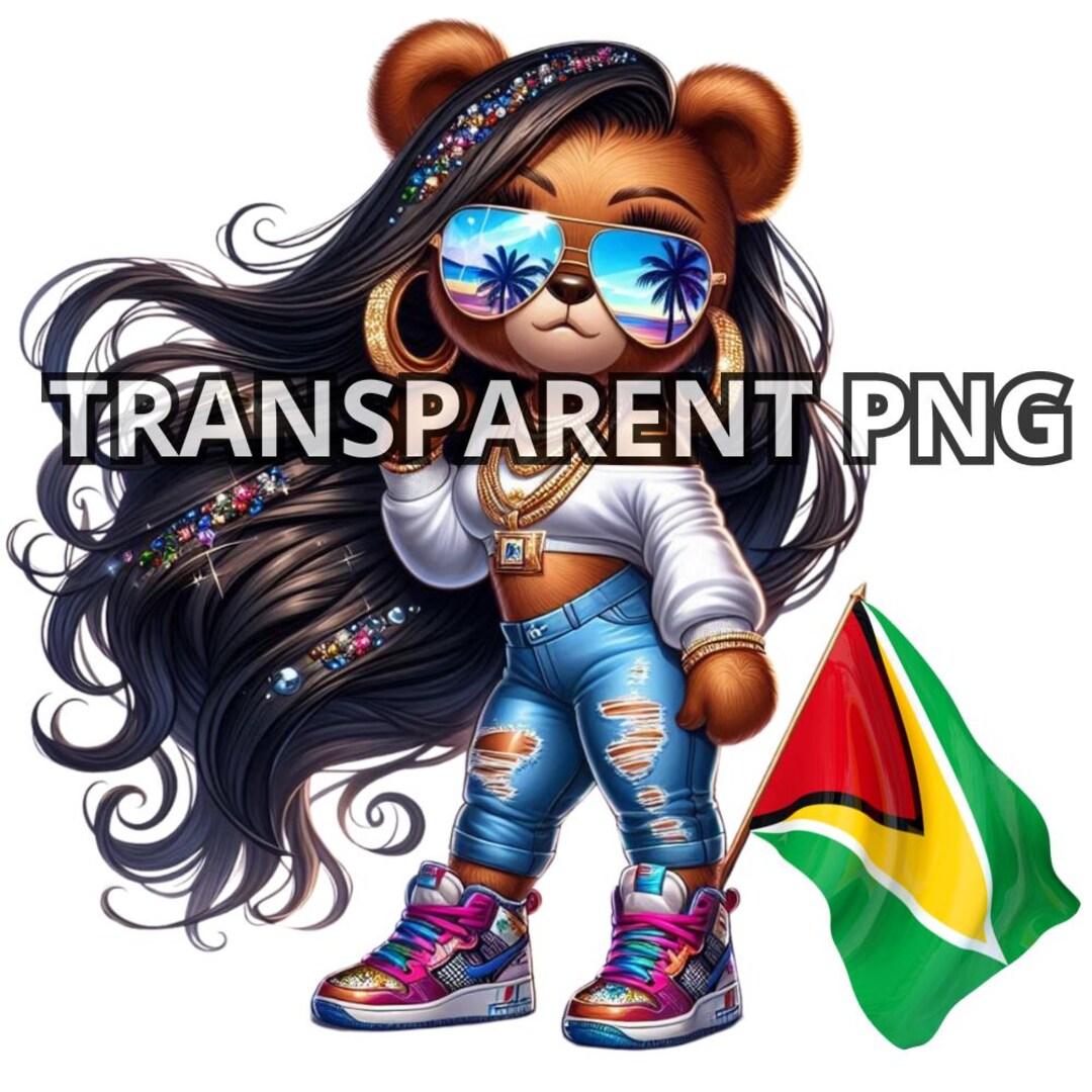 Gorgeous Guyana Female Teddy Bear Png, TRANSPARENT PNG, Guyanese Girl ...