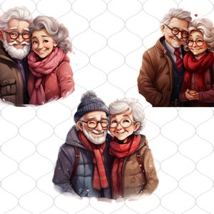 Grandparents Clipart,33 PNG, Grandpa Clipart, Grandmother Clipart ...