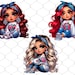 Chibi Cute Chicana Girl, 26 PNG, Chicana Clipart, Chibi Dolls Png ...