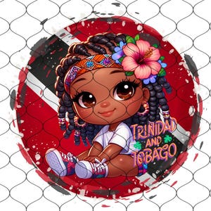 25 Chibi Cute Trinidad and Tobago Baby Girl Png, Trinidadian Girl Png ...