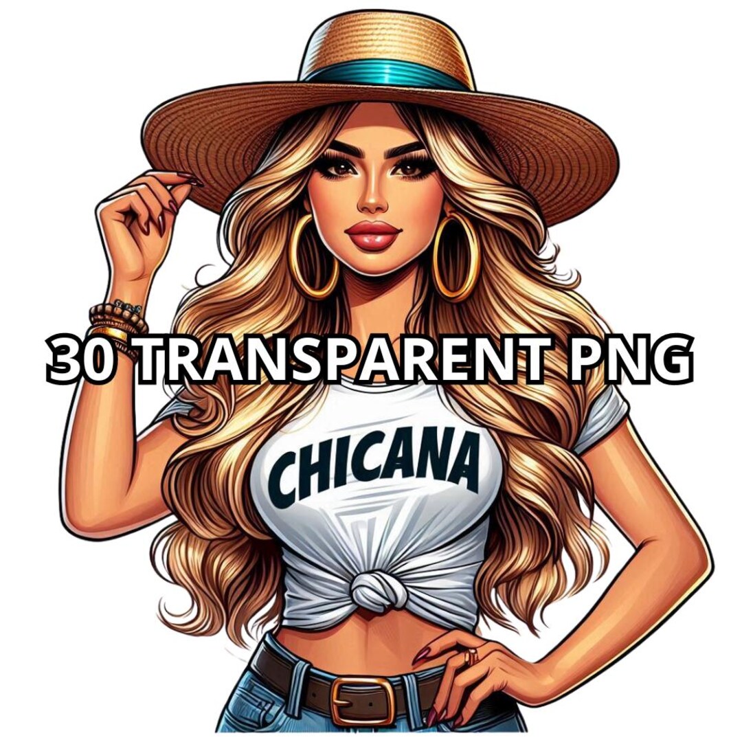 Chicana Clipart, 30 Png, Mexicana Png, Chicana Png, Mexicana Clipart ...