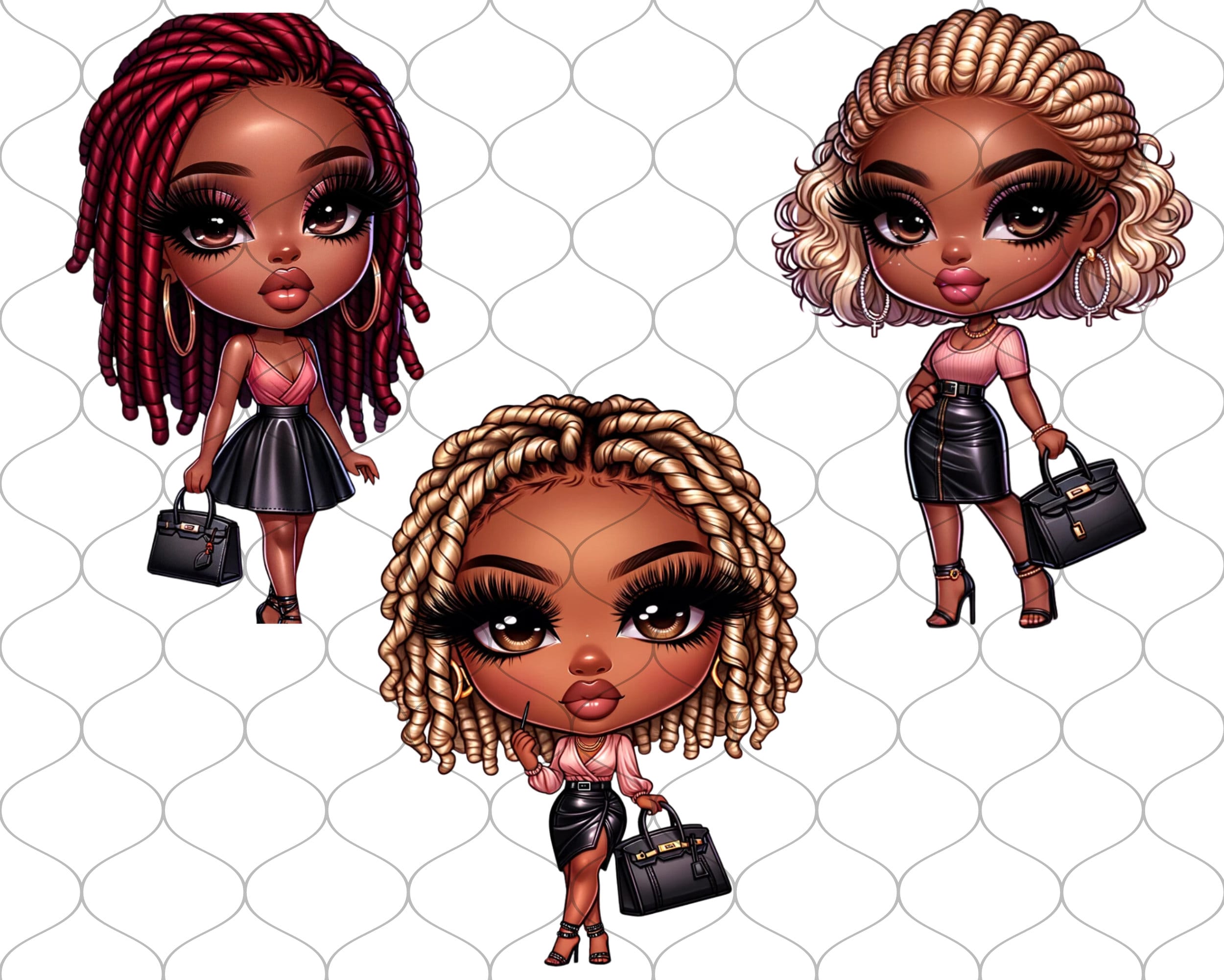 Chibi Girl Boss, 21 PNG, Chibi Style Woman Clipart, Lady Boss Clipart ...