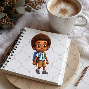 Back to School, 35 PNG, School Clipart, Back to School Children in ...