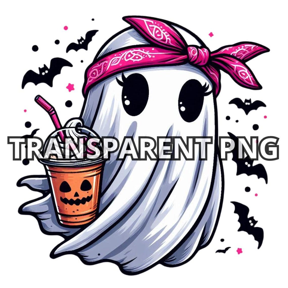 Super Cute Halloween Chicana Ghost Clipart, TRANSPARENT PNG, Cute ...