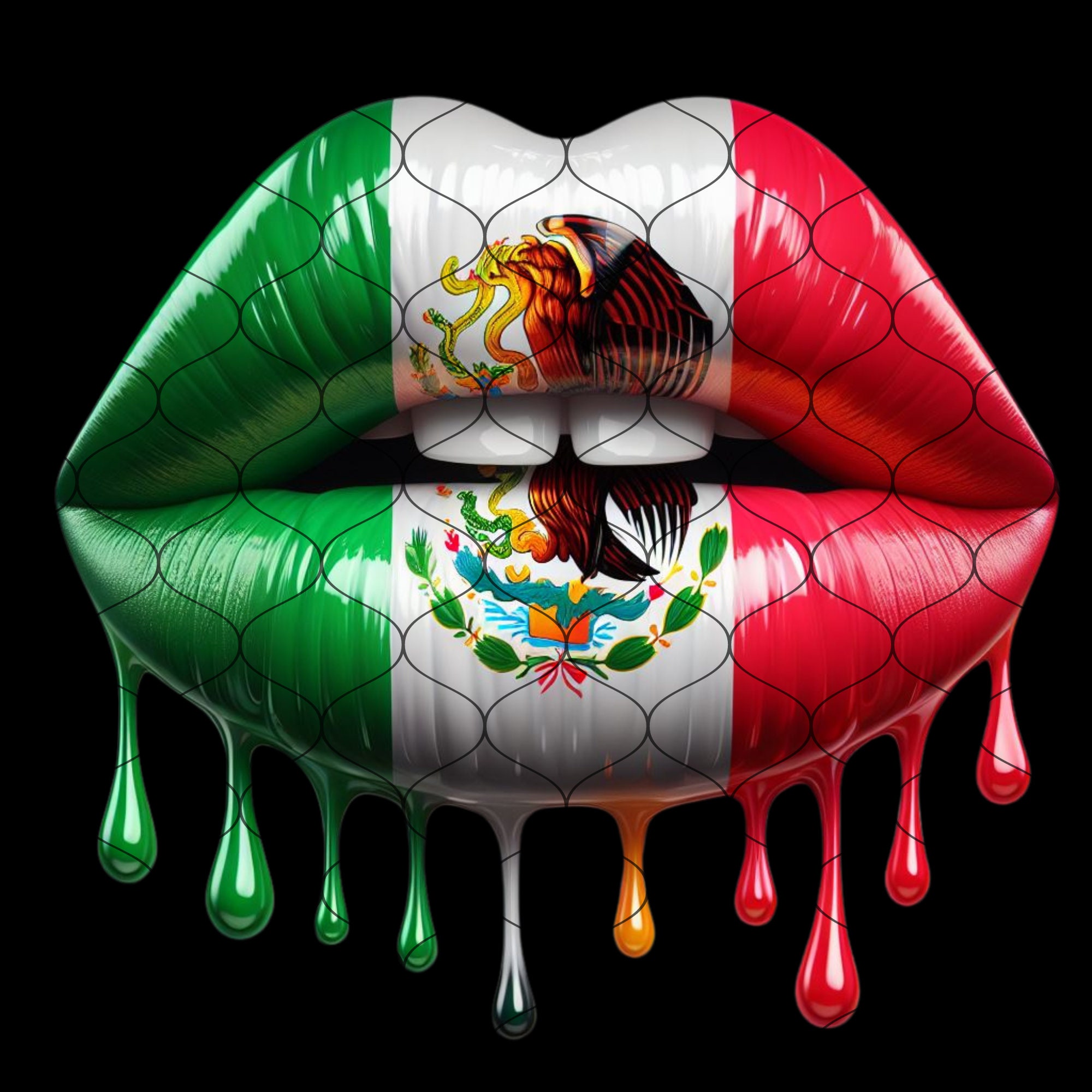 Dripping Lips Png, TRANSPARENT PNG, Sublimation Lips, Mexico Clipart ...