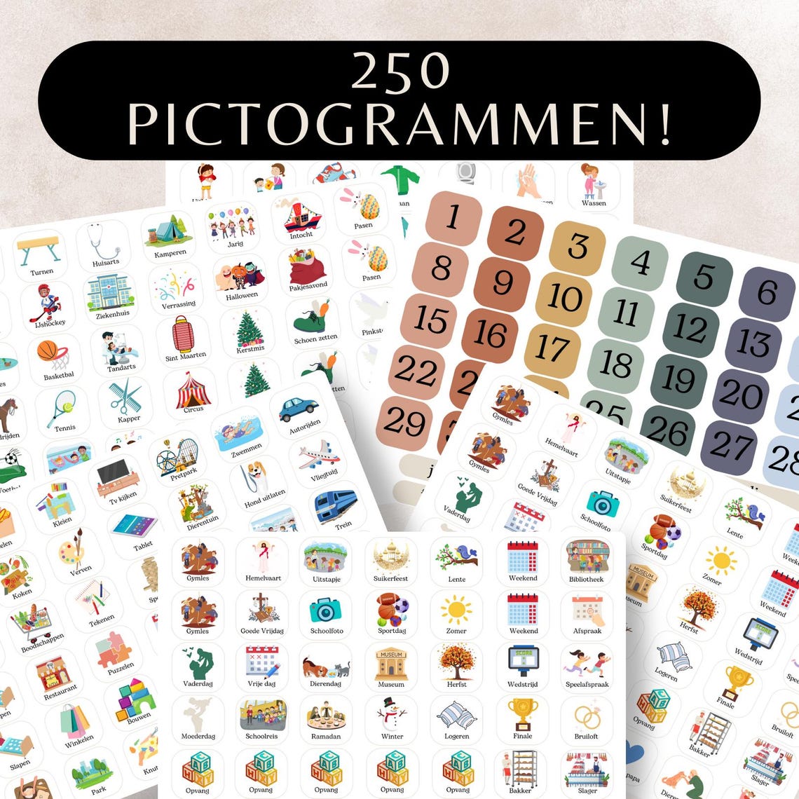 Weekplanner Kind Nederlands | Dagplanner Peuters Kleuters | Dagelijkse ...