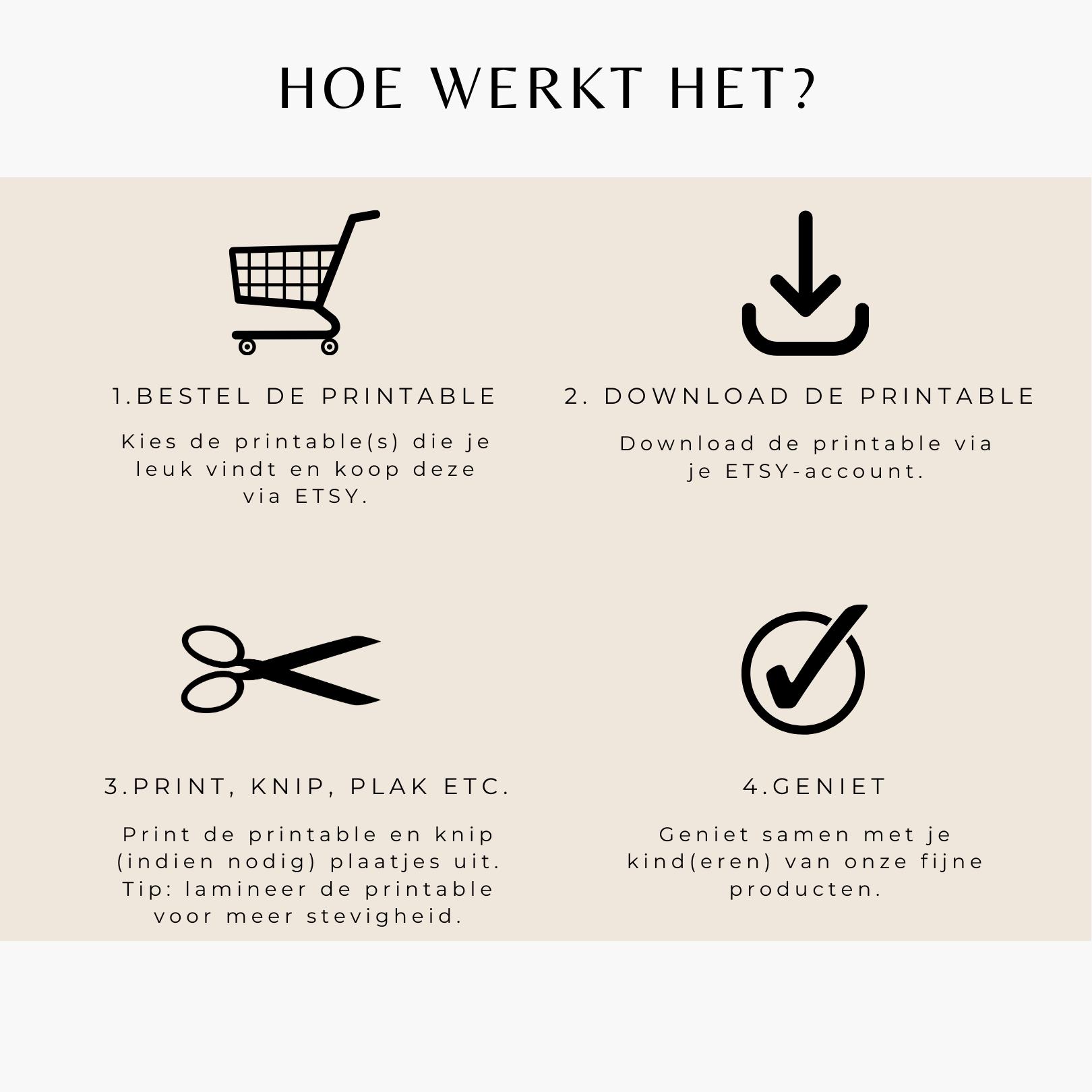 Weekplanner Kind Nederlands | Dagplanner Peuters Kleuters | Dagelijkse ...