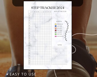 Printable STEP TRACKER for Your Planner or Bullet Journals by ...