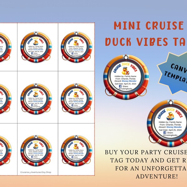 Cruising Duck Labels - Etsy