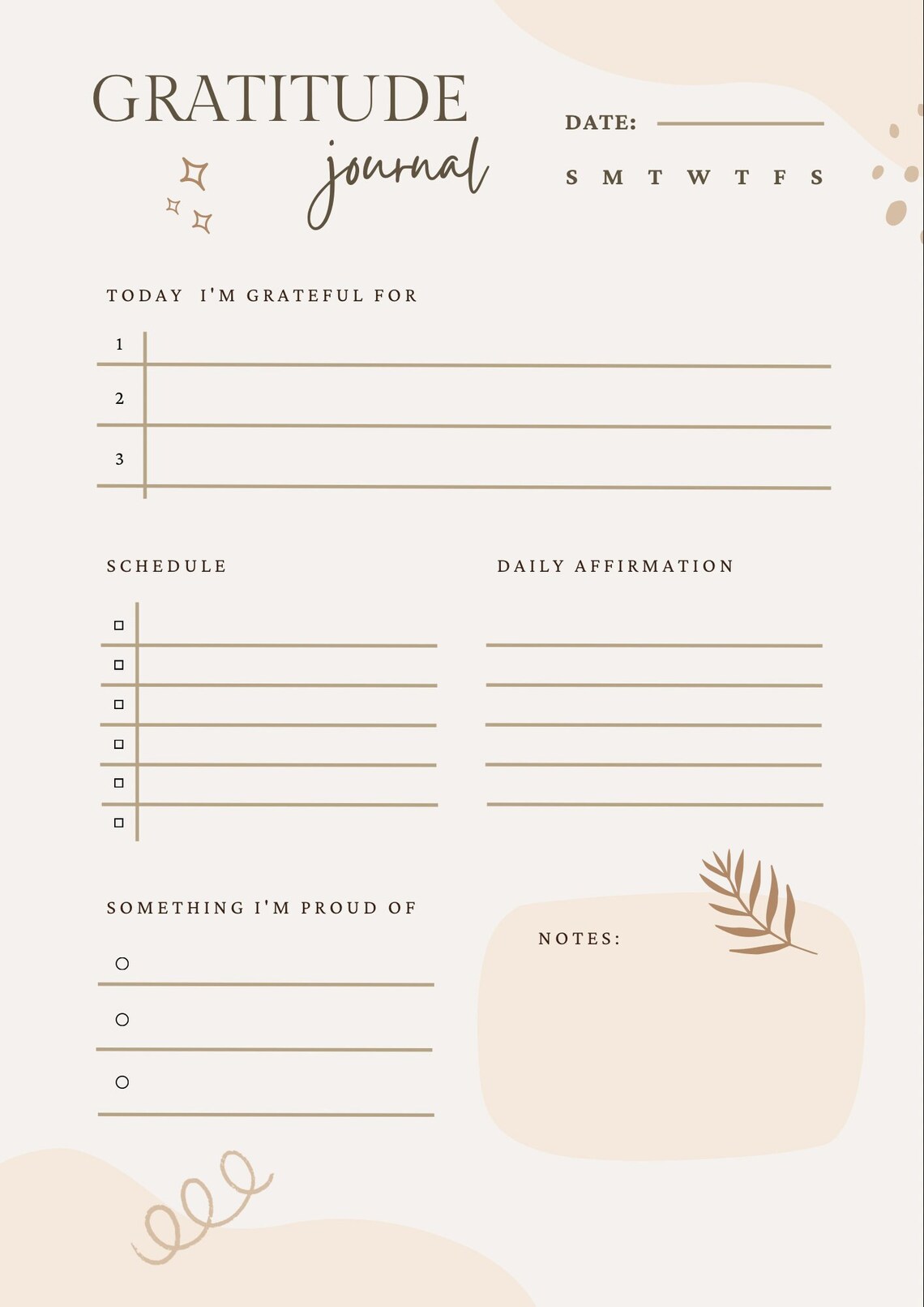 Digital Gratitude Journal - Etsy