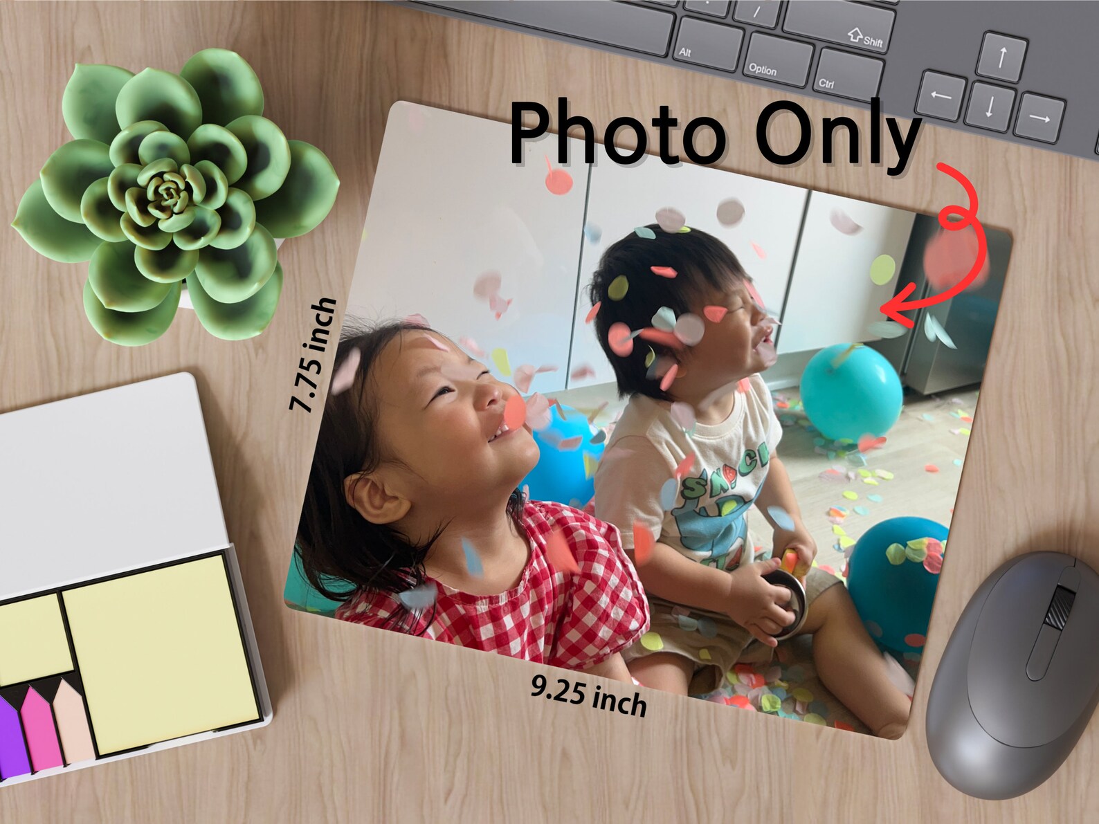 Custom Mouse Pad Personalized Photo Mouse Pad Desk Accessory Gift ...