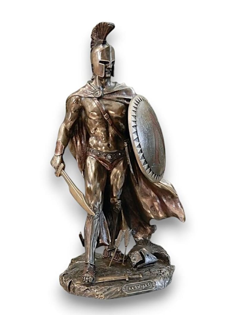 Leonidas the King of Sparta Sculpture - Legendary Hero Statue - Spartan ...