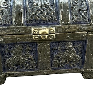 Nordic Box - Viking Chest With Warriors - Norse Mythology Chest ...