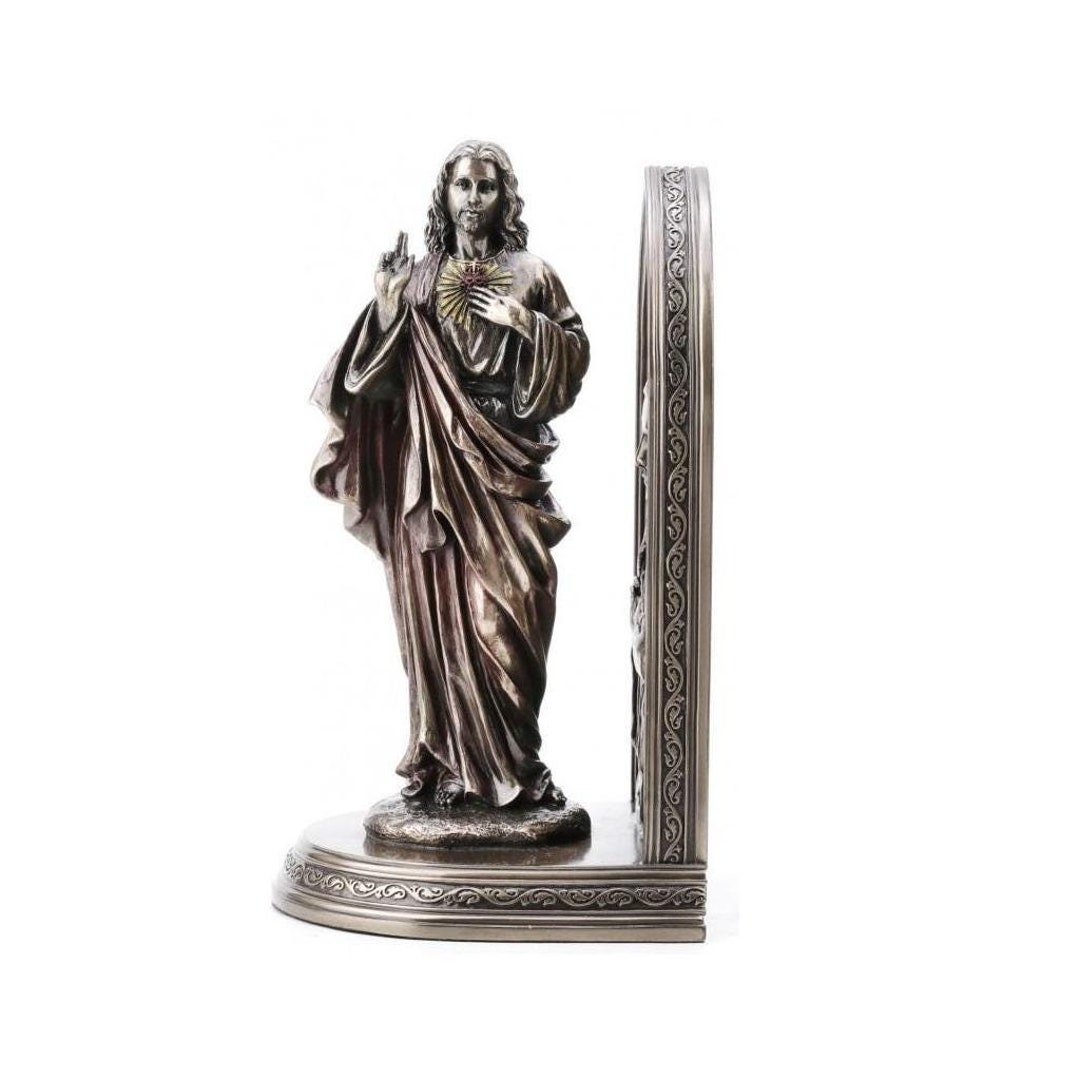 Bookend With the Sacred Heart of Jesus - Christian Home Decor ...