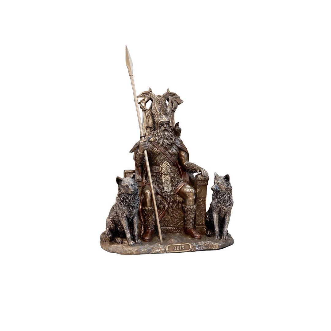 Odin With Wolves, the Supreme Viking God Symbol of Warriors and War ...