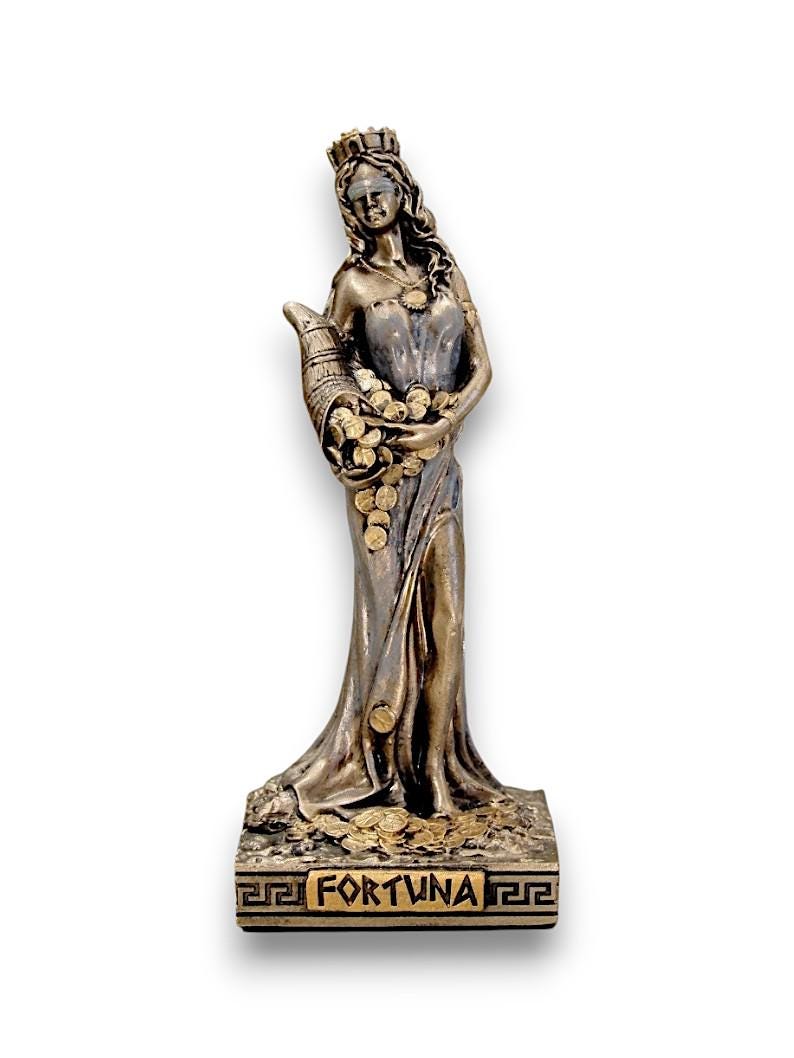 Goddess Fortuna With a Horn of Plenty, Small - Etsy