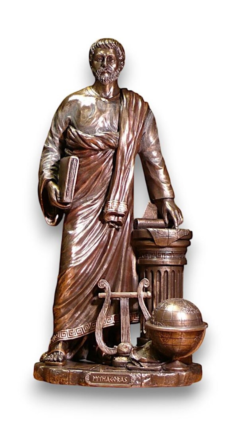 Pythagoras Figurine - Great Mathematician - Greek Philosopher - Symbol ...