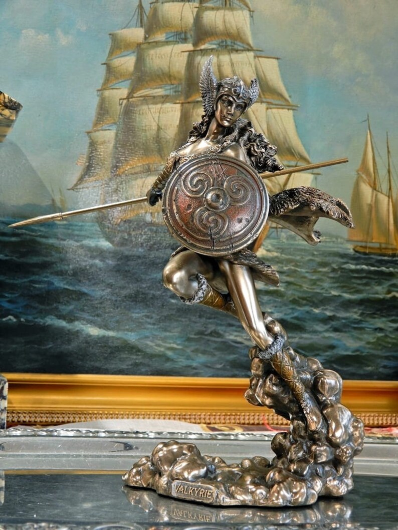 Valkyrie the Daughter of Odin Figure Norse Mythology Figurine Virgin ...
