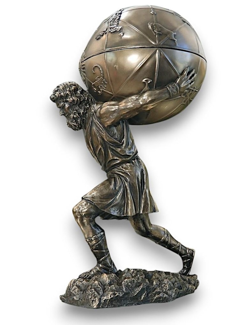 Atlas Carrying the Earth - Ancient Symbol of Strength and Bodybuilding ...
