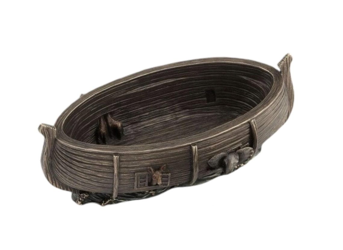 Noah's Ark Box - Decorative Box With With Noah and Animals - Religious ...