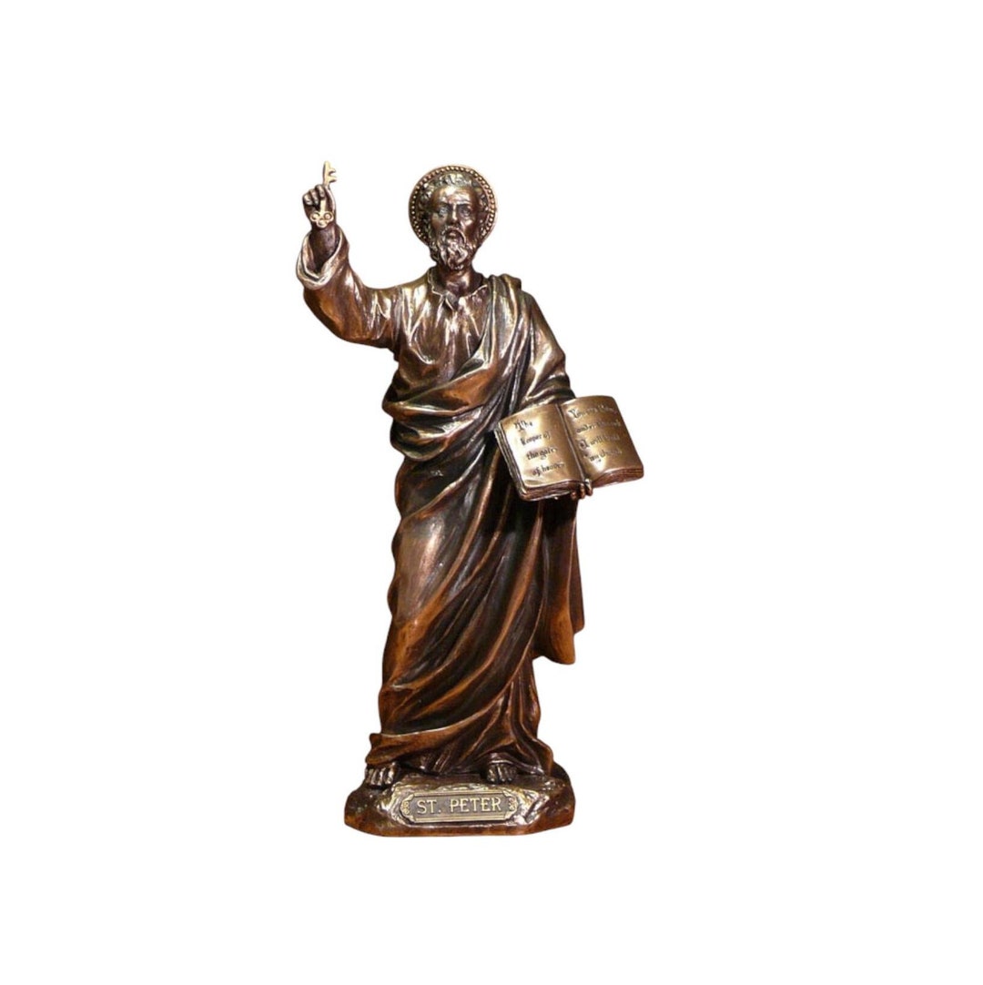 Saint Peter Sculpture - Apostle Holding the Keys to Heaven Statue ...
