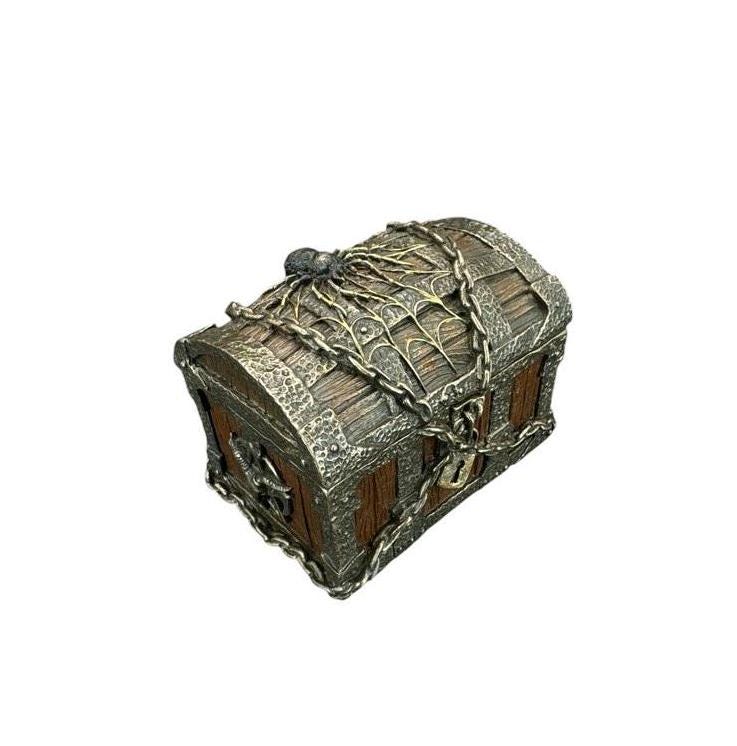 Pirate Box - Chest With Chains and Spider Sculptures - Etsy