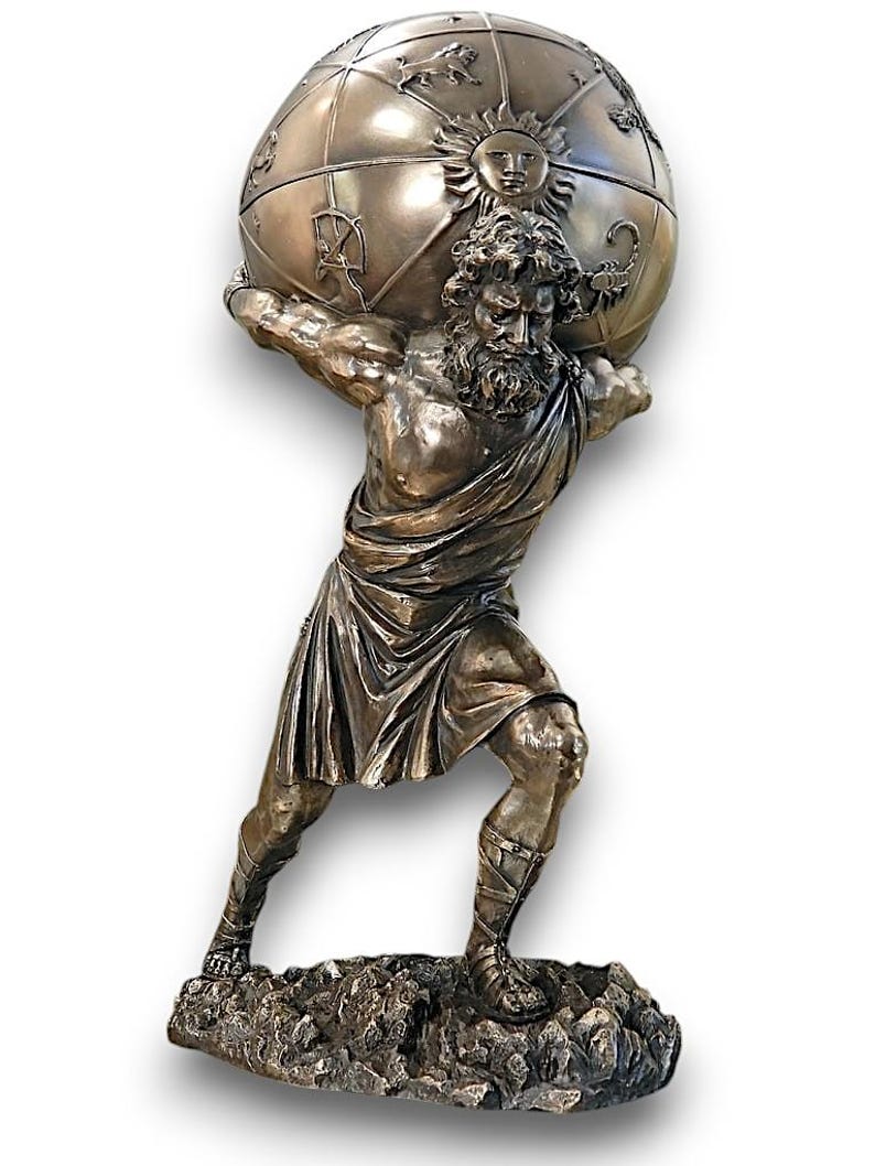 Atlas Carrying the Earth - Ancient Symbol of Strength and Bodybuilding ...