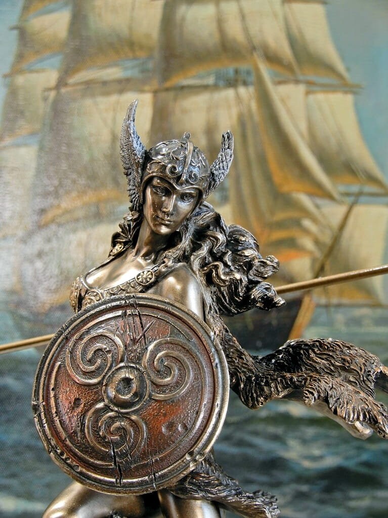 Valkyrie the Daughter of Odin Figure Norse Mythology Figurine Virgin ...