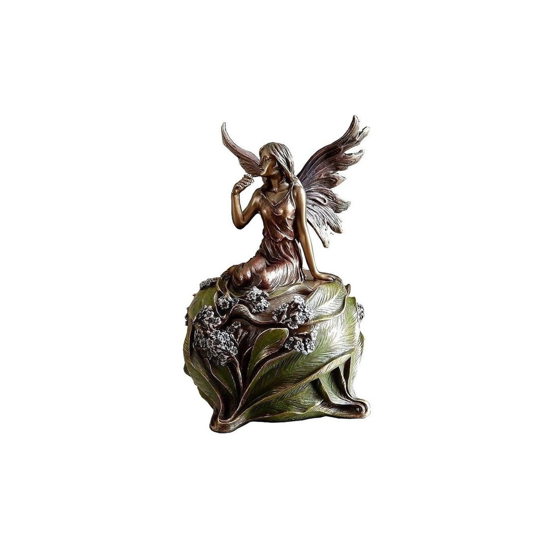 Box With a Winged Elf - Art Nouveau - Etsy