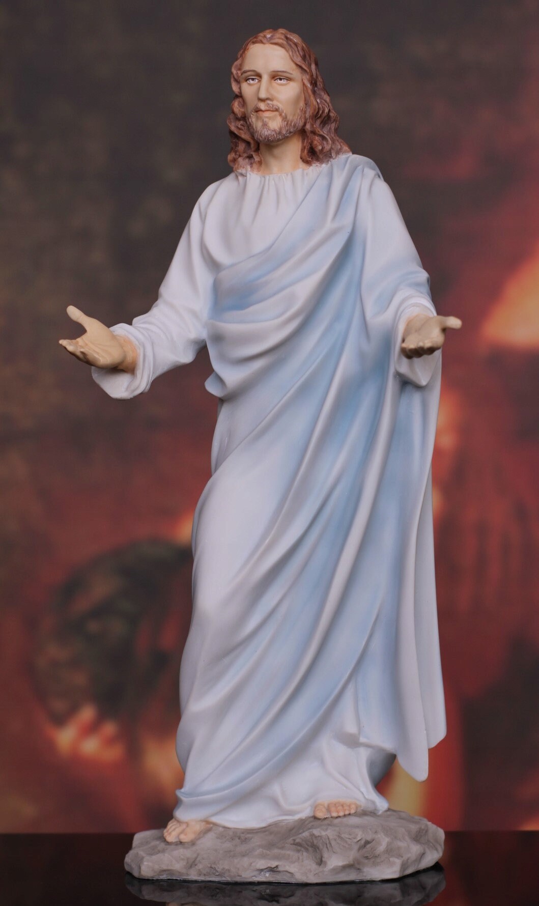 Jesus With With Open Hands Statue Jesus Christ Figurine Christian Home ...