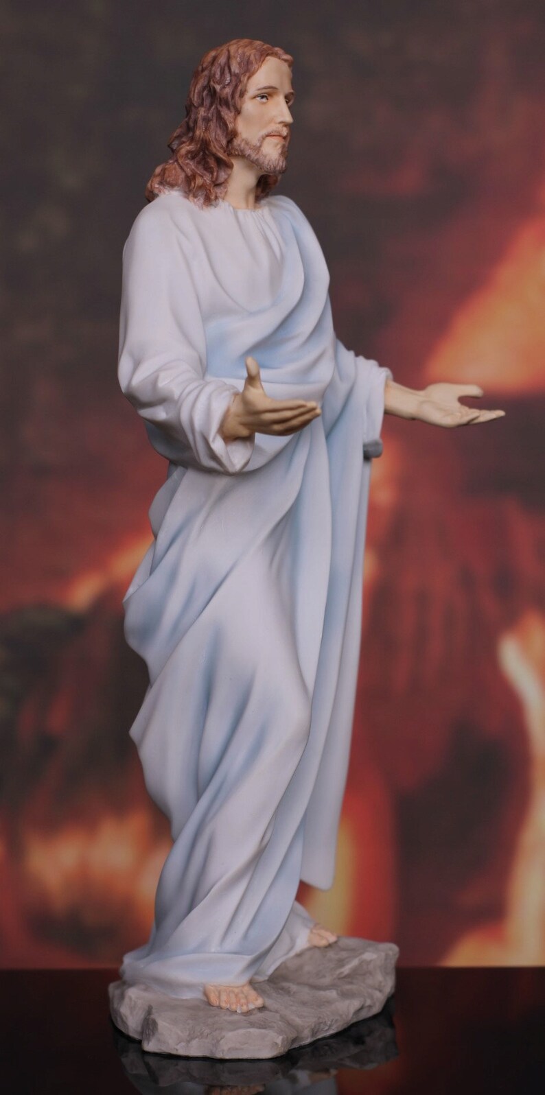 Jesus With With Open Hands Statue Jesus Christ Figurine Christian Home ...
