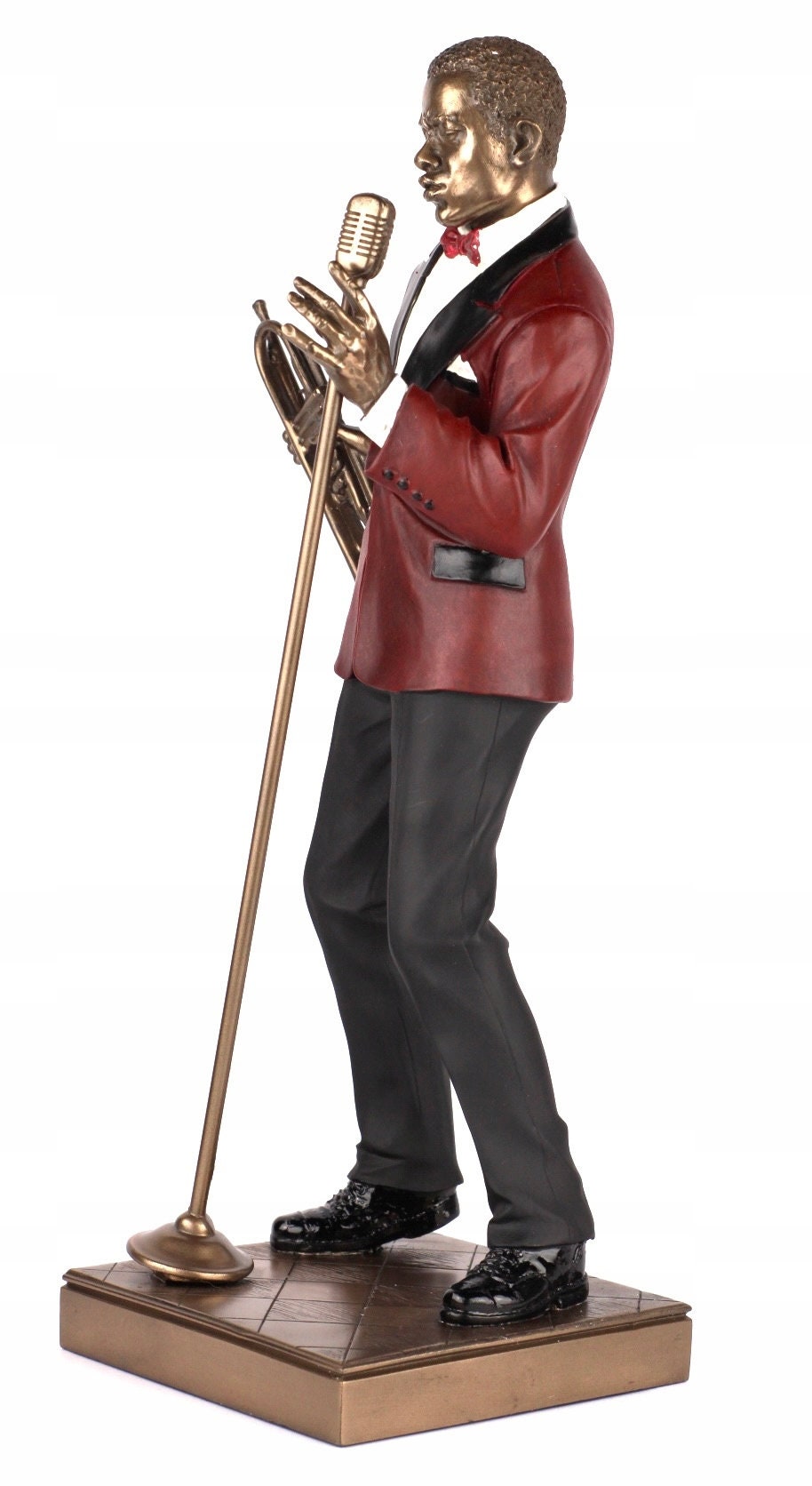 Jazz Vocalist With a Trumpet Figurine - Jazz Lover's Collectible ...