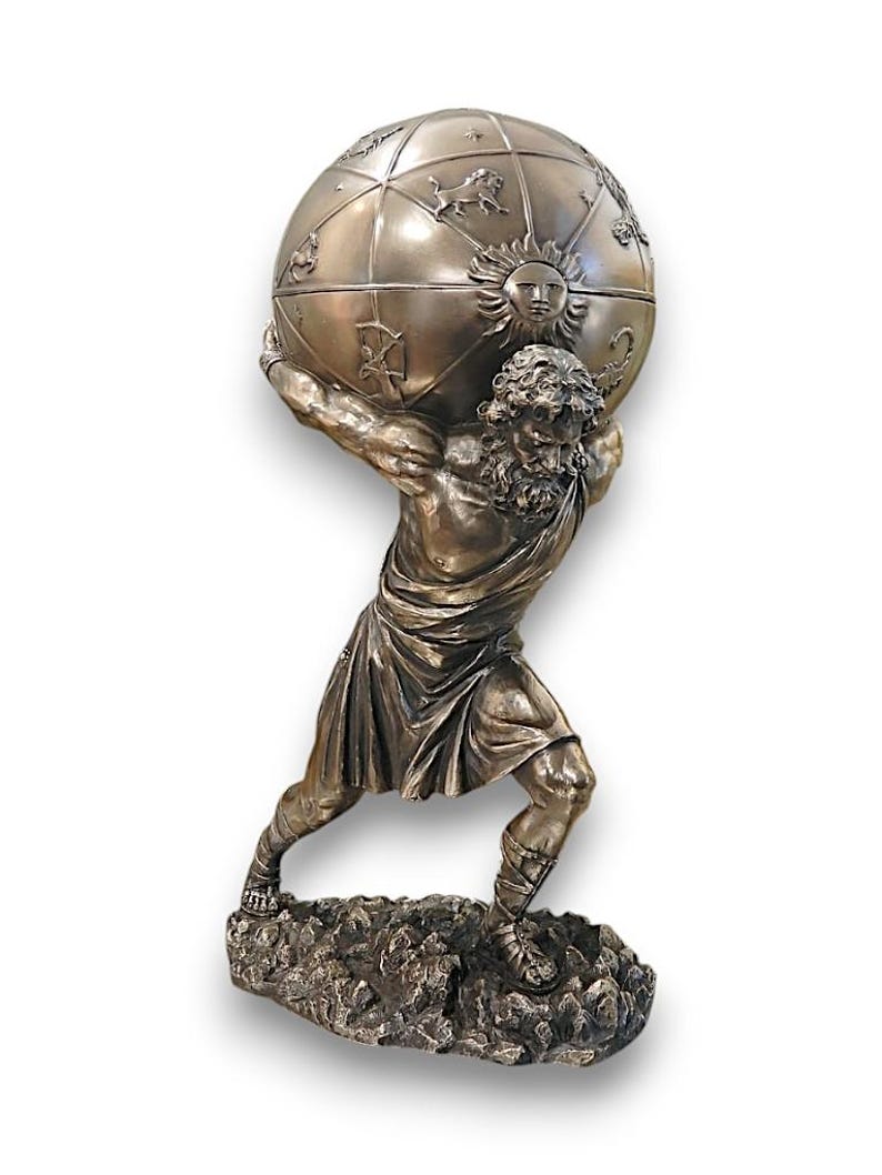 Atlas Carrying the Earth - Ancient Symbol of Strength and Bodybuilding ...