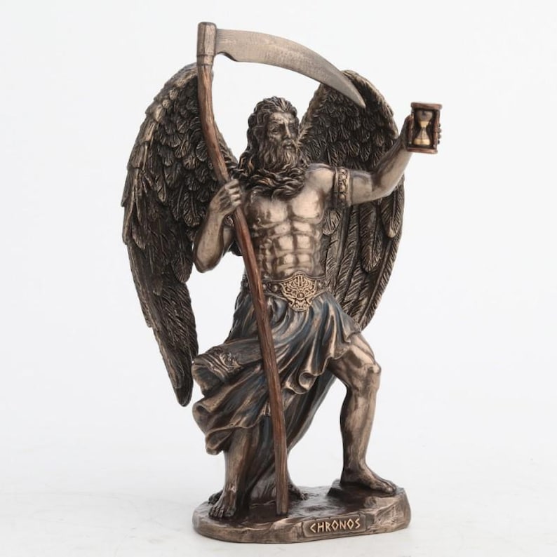 Chronos the Ancient Greek God of Time Statue - Classic Greek Eternity ...
