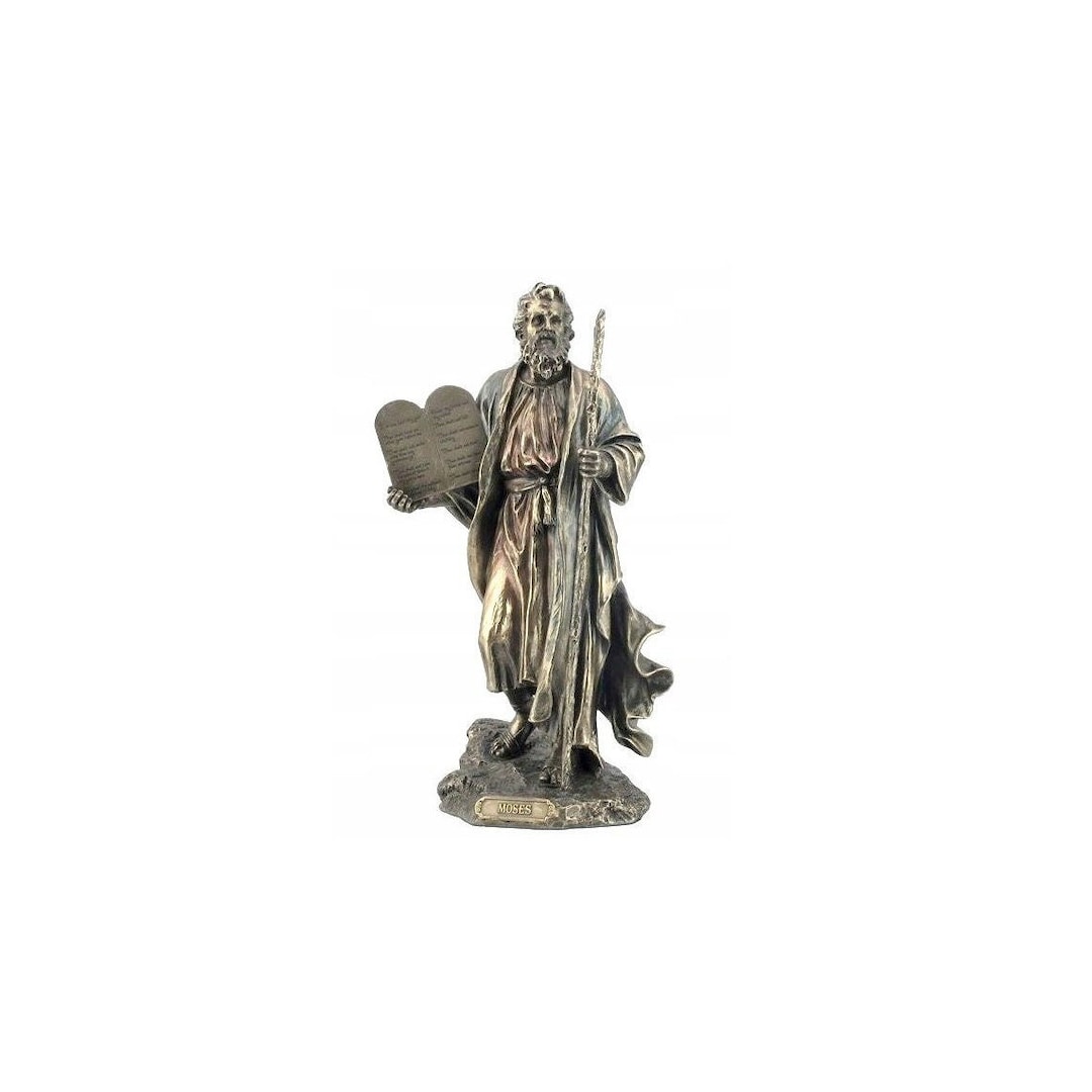 Moses With Ten Commandments and Shepherds Staff - Biblical Leader ...